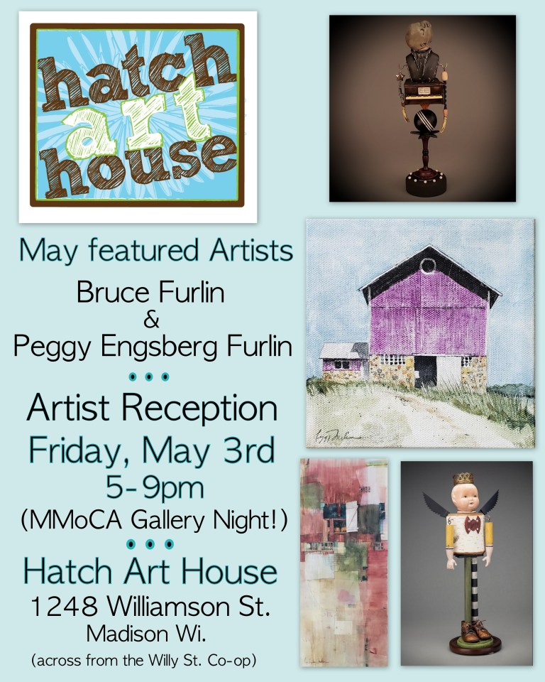Spring Gallery Night with Bruce and Peggy Furlin! – Hatch Art House